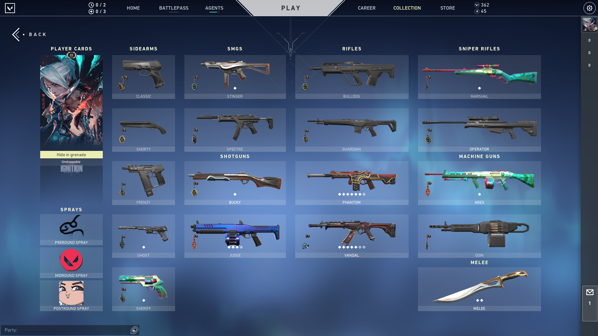 SOLD - EU Valorant MAX Reaver vandal, Oni phantom, Sovereign sword for ...