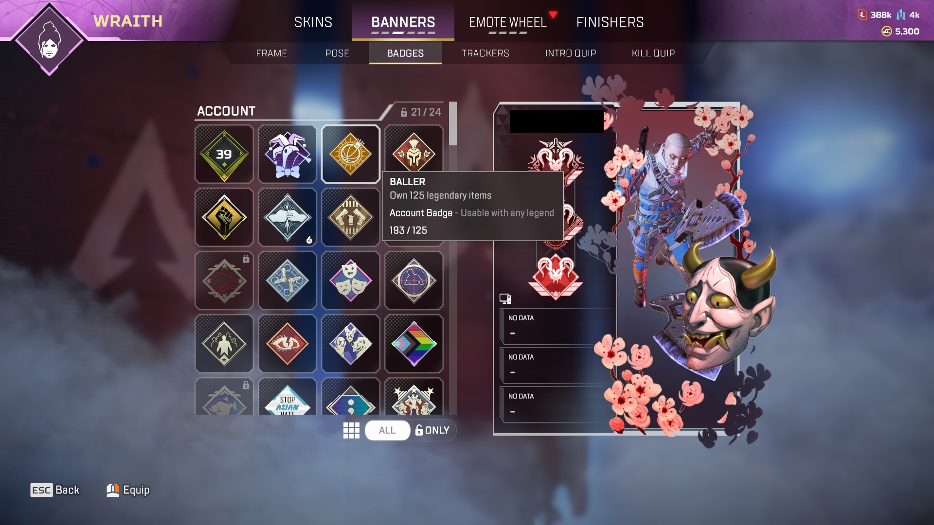 SOLD - S2 Pred Trail l 3x Predator l 3 Heirlooms l 193 Legendary Skins ...