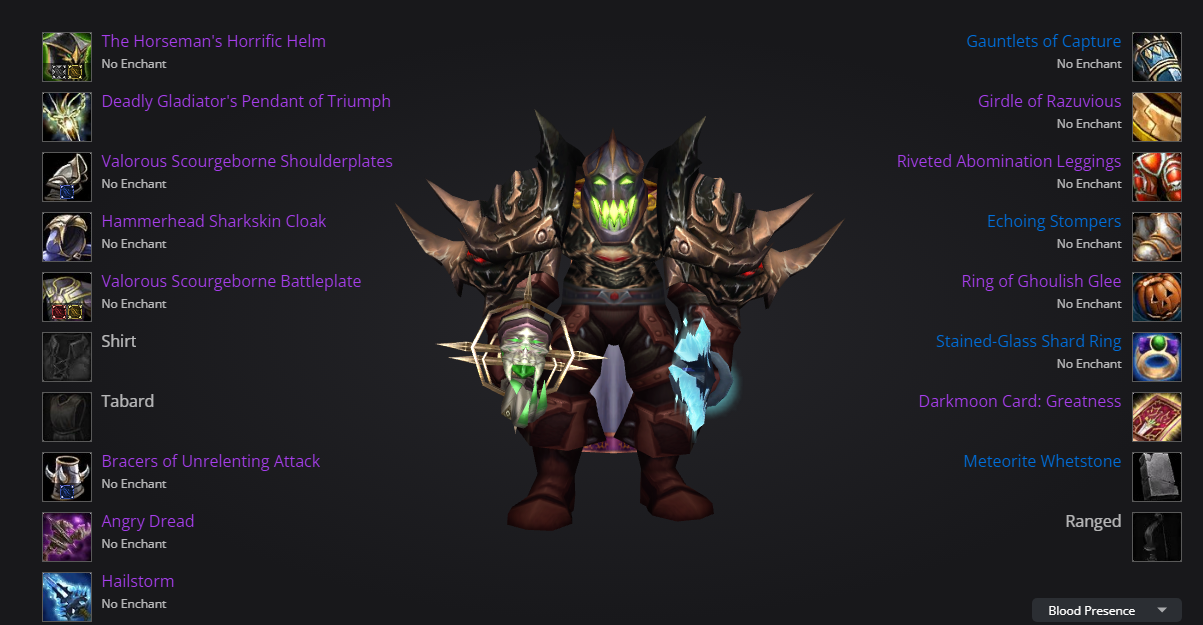 Selling - WTS Mankrik Horde Unholy Orc DK 4k GS | EpicNPC