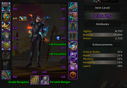 SOLD - 436 Blood elf Demon Hunter | WoD Challenge mode weapon Xmogs ...