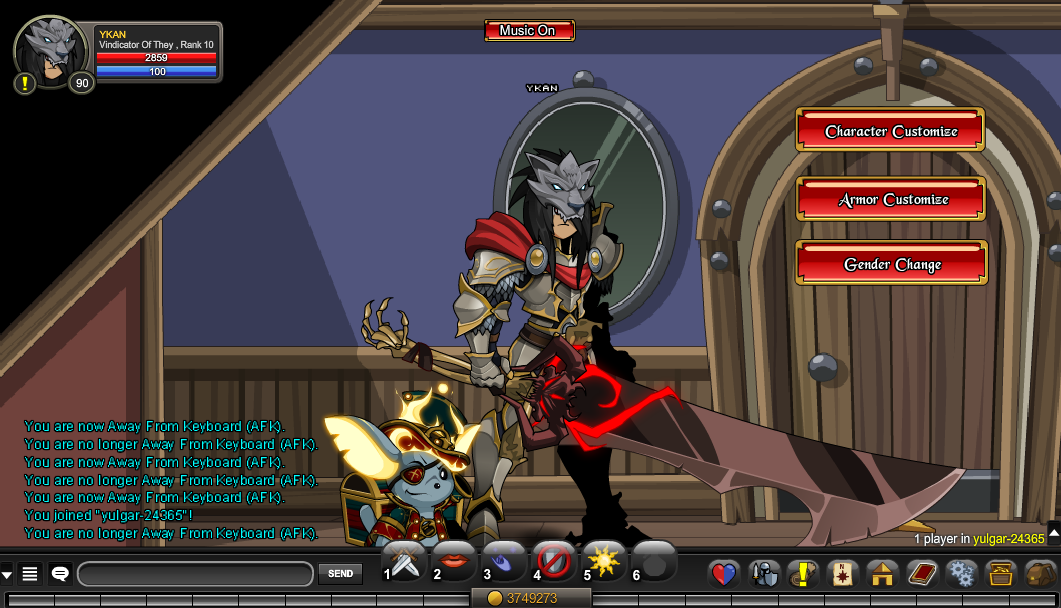Selling - AQW 4 yrs old account 4 yrs old -8th Upholder- A lot of rares ...