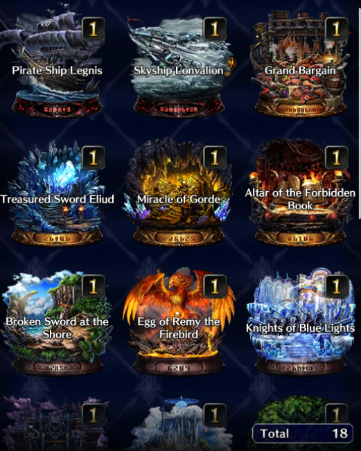 SOLD - [Global Last Cloudia] 2 SSR Arks - Skyship Lonvalion + Pirate ...