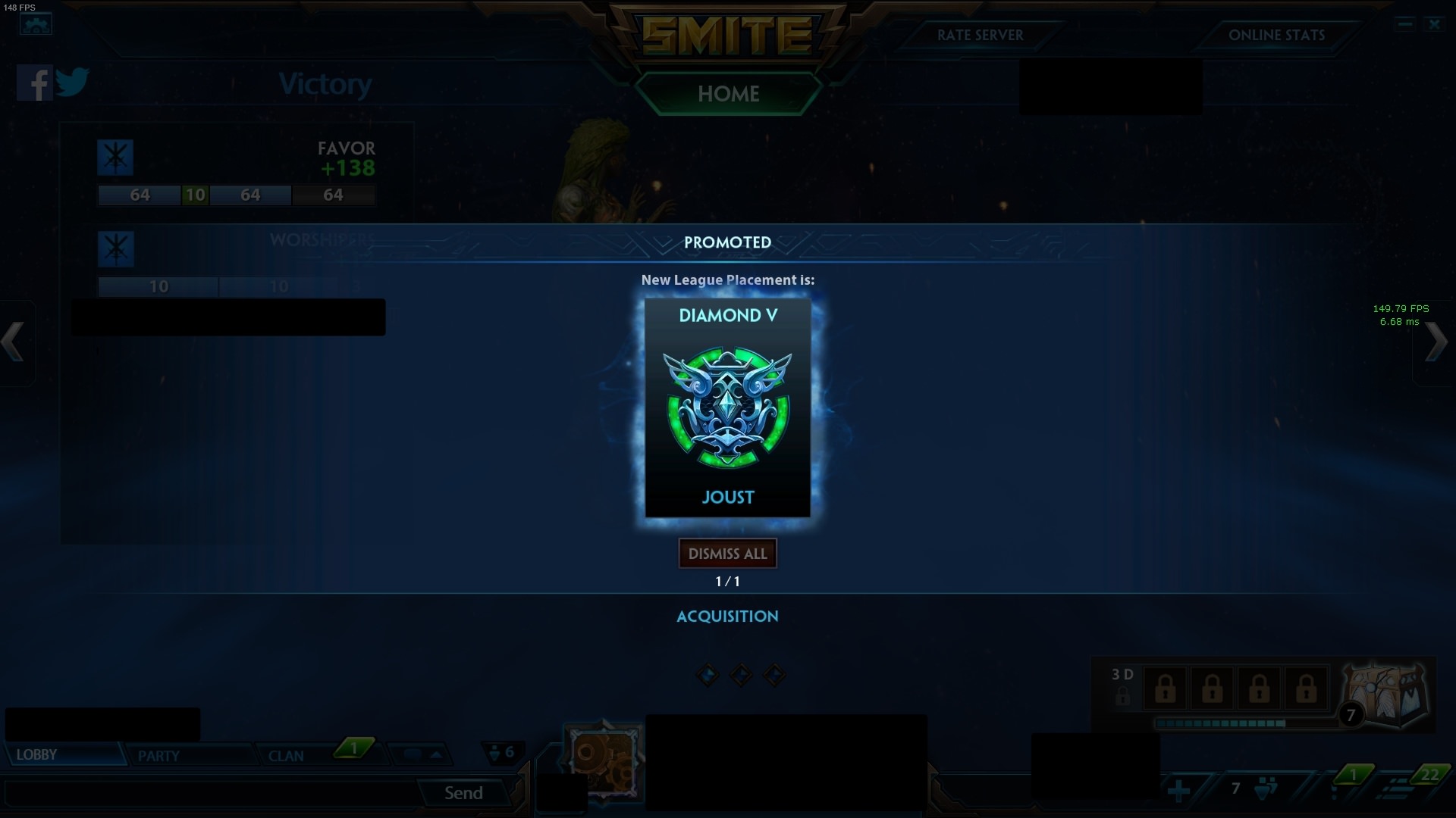 Selling - Smite Ranked Joust Boosting - Quality boosting - All Ranks up ...